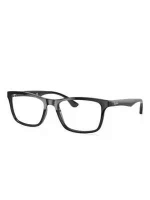 Ray-ban Square-frame Eyeglasses - Black