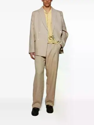 BODE Side-strap Linen Trousers