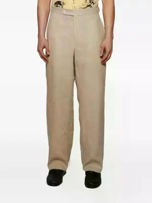 BODE Side-strap Linen Trousers