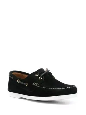 P.a.r.o.s.h Suede Boat Shoes - Black