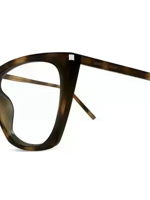 Saint Laurent Cat-eye Glasses - Brown