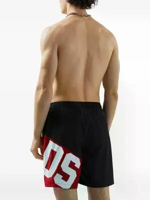Gcds Essentials Band-logo Swim Shorts