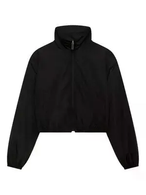 Gcds Cropped Windbreaker - Black