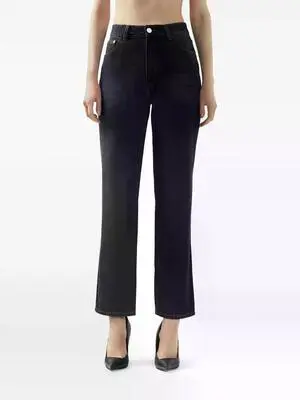 Gcds Cotton Jeans - Black