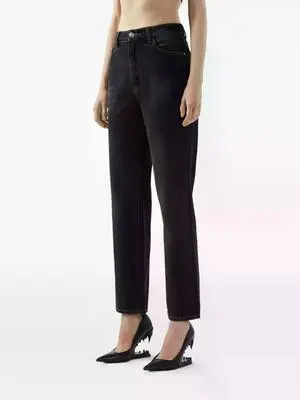 Gcds Cotton Jeans - Black