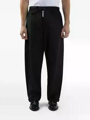 Gcds Poplin Trousers - Black