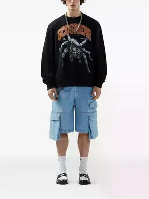 Gcds Spider Sweatshirt - Black