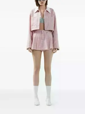 Gcds Tweed Jacket - Pink