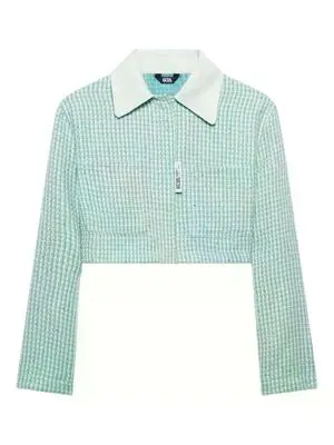 Gcds Tweed Jacket - Green