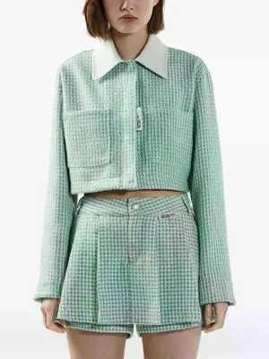 Gcds Tweed Jacket - Green
