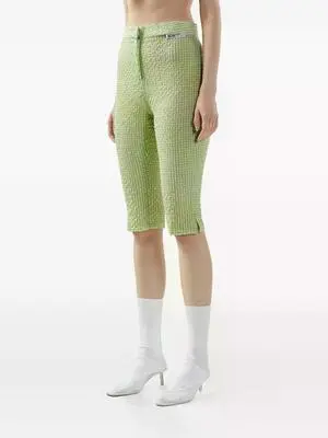 Gcds Vichy Capri Trousers