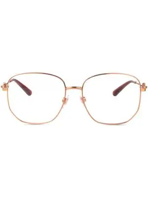 Dolce & Gabbana Square Frame Glasses - Gold