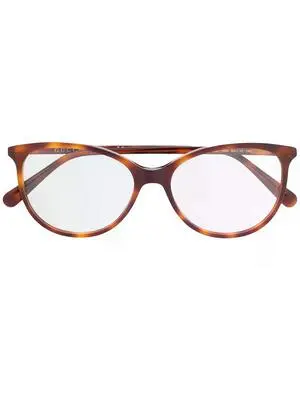 Gucci Oval-frame Glasses - Brown