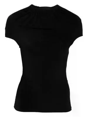 ALAINPAUL Gathered-neck Top