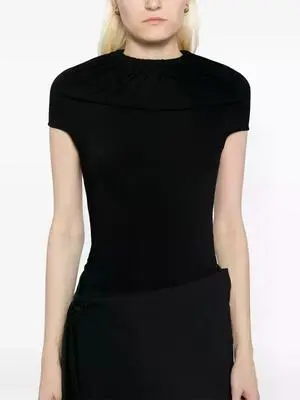 ALAINPAUL Gathered-neck Top