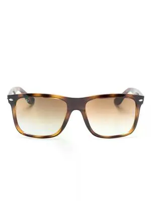 Ray-ban Tortoiseshell Rectangle Sunglasses - Brown