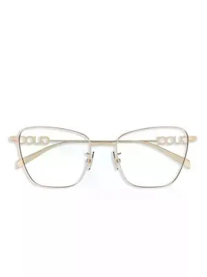 Gucci Square Frame Glasses - Gold