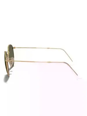 Ray-ban Round Frame Sunglasses - Gold