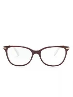 SWAROVSKI Square-frame Eyeglasses - Red