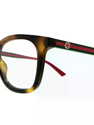 Gucci Square-frame Glasses - Green