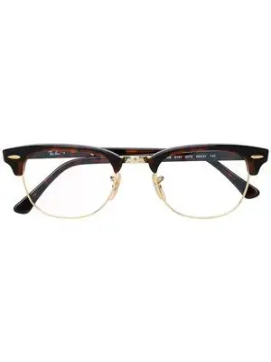 Ray-ban D-frame Glasses - Brown