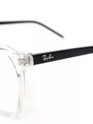 Ray-ban Transparent Square-frame Eyeglasses