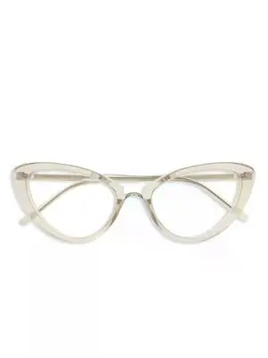 Saint Laurent Cat-eye Frame Glasses - Neutrals