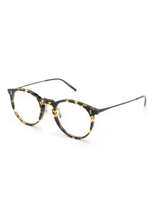 Oliver Spencer Tortoiseshell Round-frame Glasses