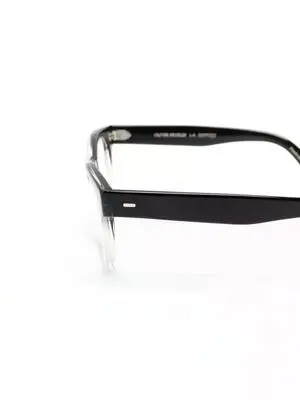 Oliver Spencer Rosson Square Frame Glasses - Black