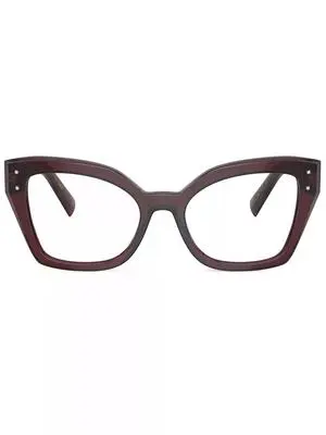 Dolce & Gabbana Cat-eye Frame Glasses - Purple