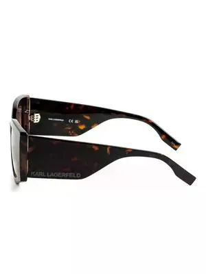 Karl Lagerfeld Logo-print Rectangle Sunglasses