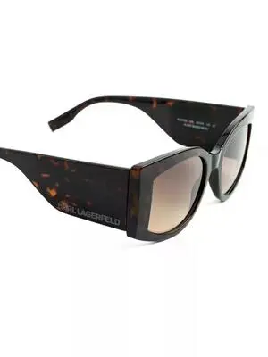 Karl Lagerfeld Logo-print Rectangle Sunglasses
