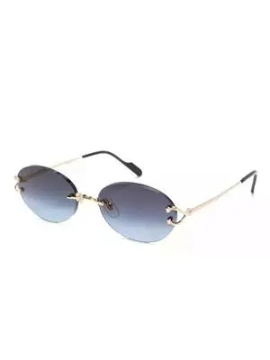 CARTIER Round Frame Sunglasses