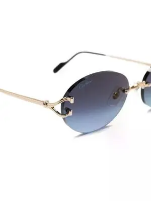 CARTIER Round Frame Sunglasses