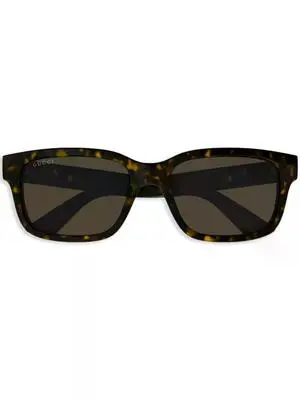 Gucci Logo-print Sunglasses - Brown