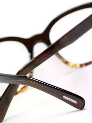 Oliver Spencer Lianella Square-frame Glasses - Brown