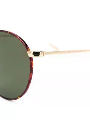 Oliver Spencer Coleridge Round Sunglasses - Brown