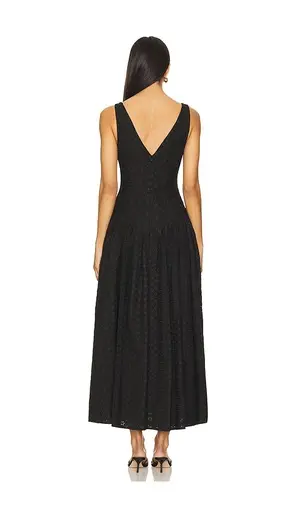 Tularosa Midi Dress With Button Detail