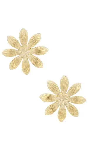 Baublebar Shyla Floral Earrings - Gold Large