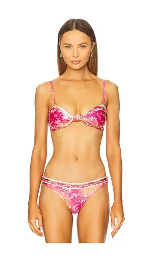 Agua Bendita X Lucille Bikini Top - Nath Floral