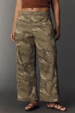 PILCRO Izzie Relaxed Printed Barrel Pants