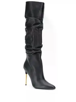 TOM FORD Ruched Knee-high Boots