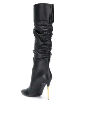 TOM FORD Ruched Knee-high Boots