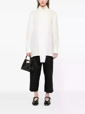 SETCHU Cropped Trousers - Black