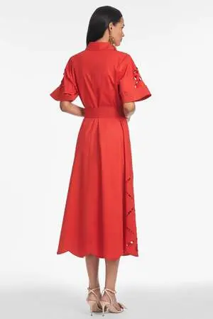 Sachin & Babi Vincenza Embroidered Shirt Dress