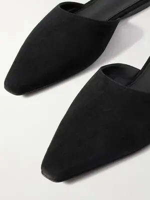Tove Pheby Point-toe Suede Mules