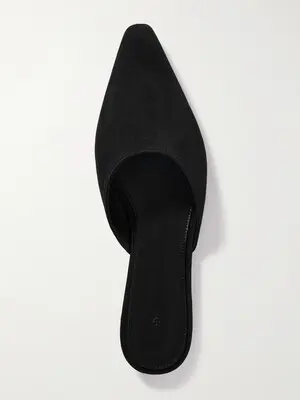 Tove Pheby Point-toe Suede Mules