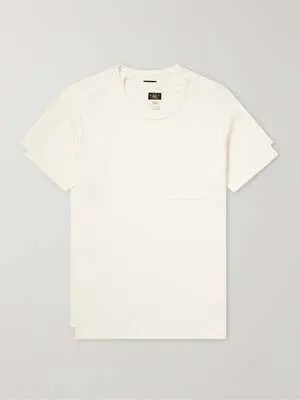 Ralph Lauren RRL - Two-Pack Garment-Dyed Cotton-Jersey T-Shirts - Men - Neutrals - S Neutral