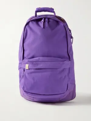 Visvim Leather-trimmed Cordura® Backpack - Purple