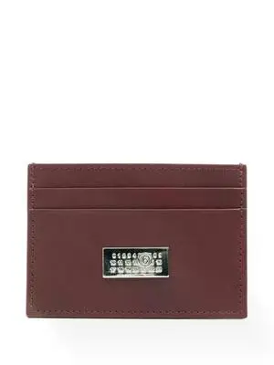 MAISON MARGIELA Numbers-plaque Cardholder - Red